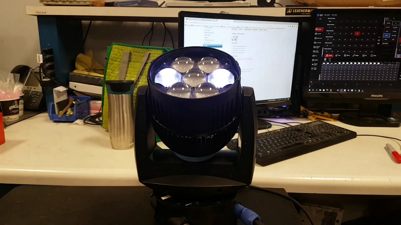 GLP Impression X4S demo LED Fixture - YouTube
