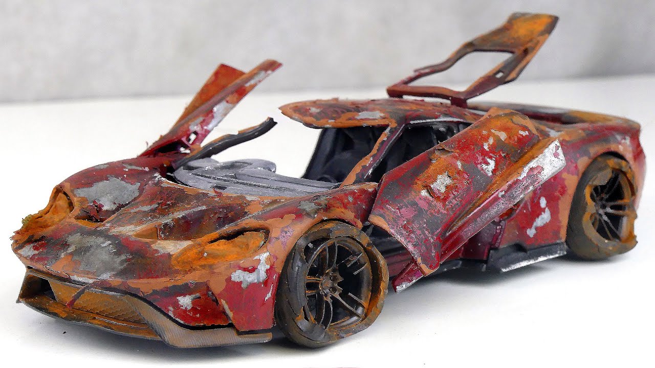 Restoration abandoned race car GT Supercar by Good Restore - YouTube