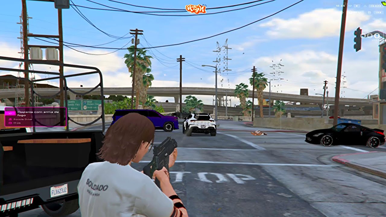 1 dia na policia da high rp KKKK - YouTube