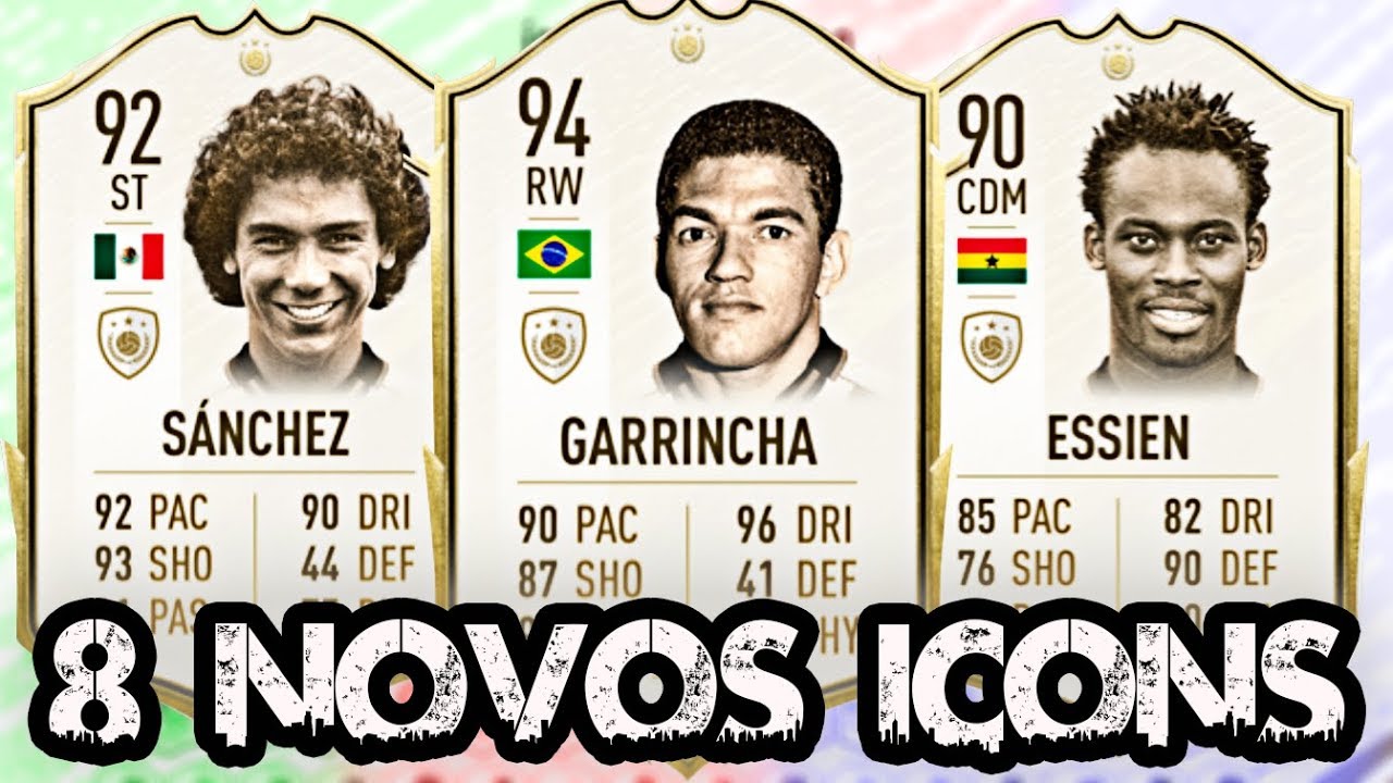 FIFA 20 | GARRINCHA CONFIRMADO!! + 8 NOVOS ICONS COM OVERALL OFICIAL ...