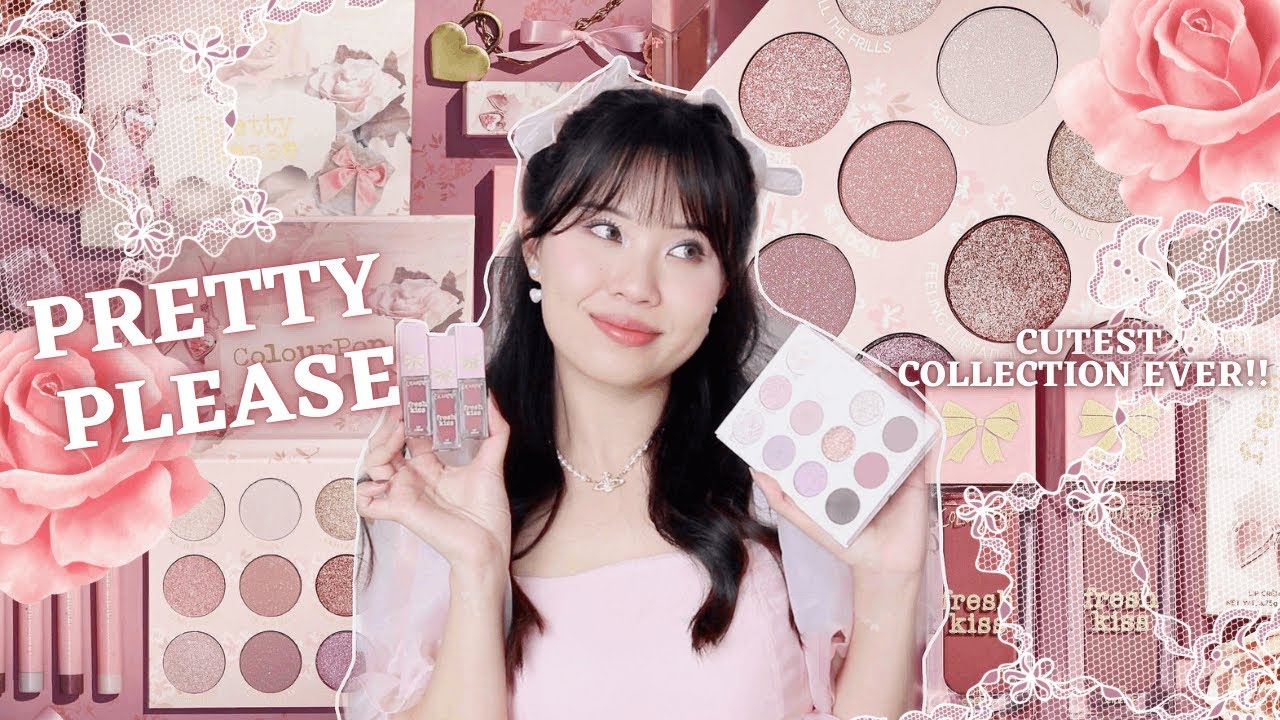 COLOURPOP PRETTY PLEASE COLLECTION 🎀 3 LOOKS, COMPARISONS + SWATCHES ...