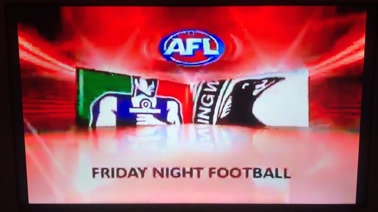 Channel Seven AFL Friday Night Football Fremantle vs Collingwood Opener ...