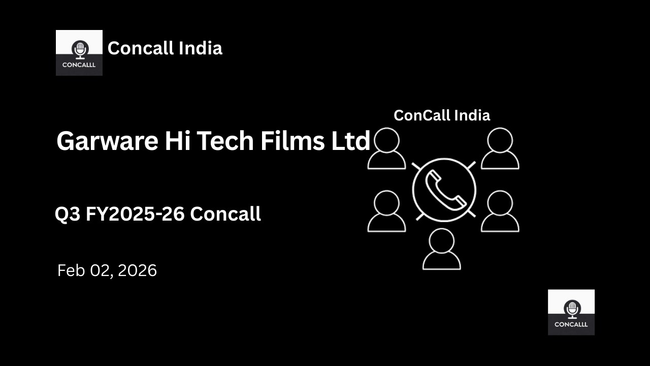 Garware Hi Tech Films Ltd Q3 FY2025-26 Concall - YouTube