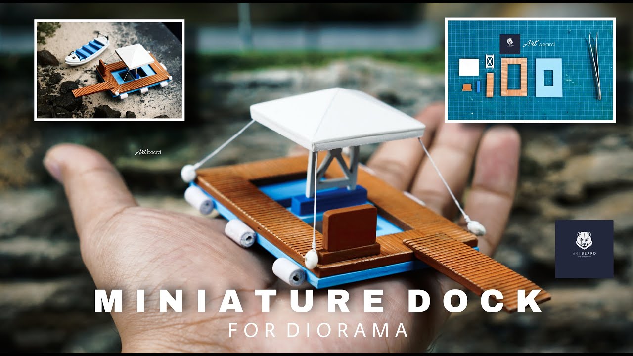 DIY | How to make a Canopy Pier | Handmade Miniature - YouTube