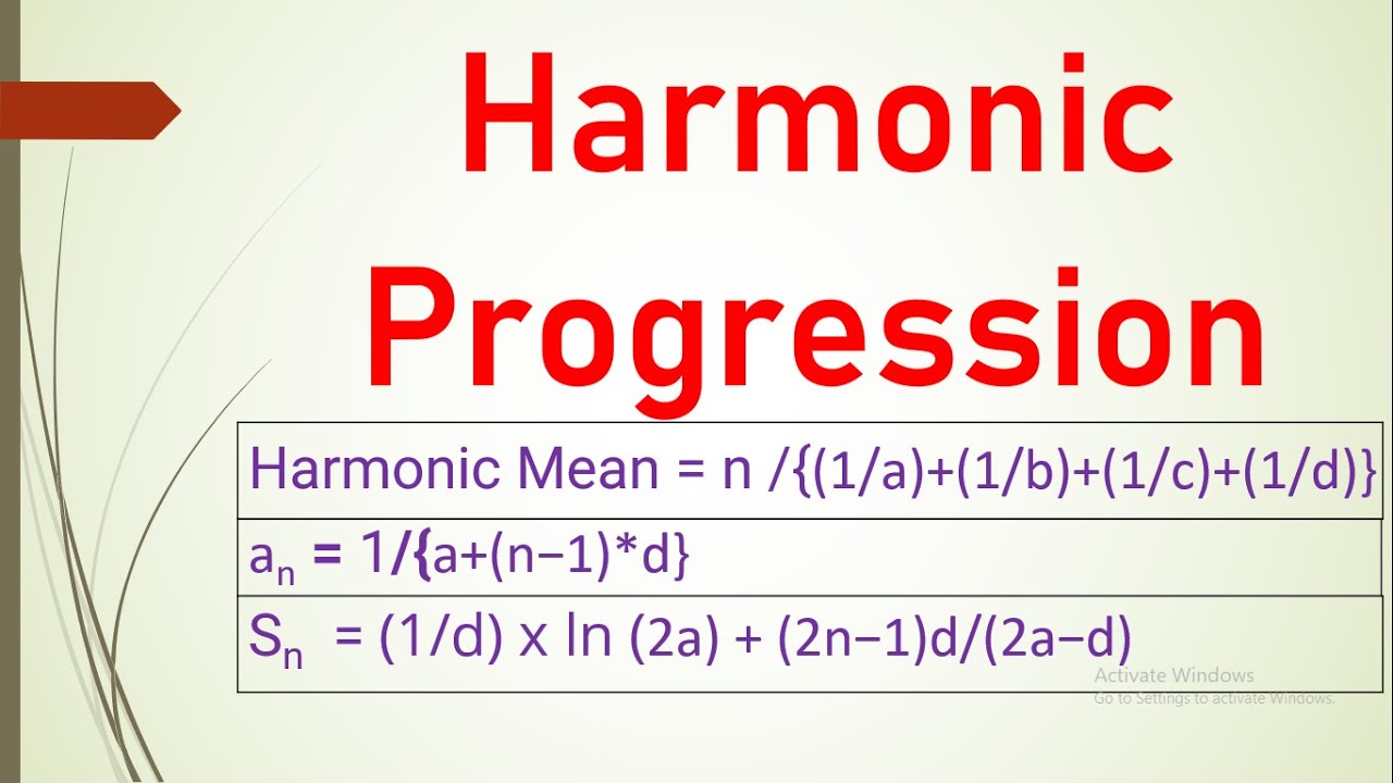Harmonic Progression Aptitude Part 01 I Very Simple Method I For all ...