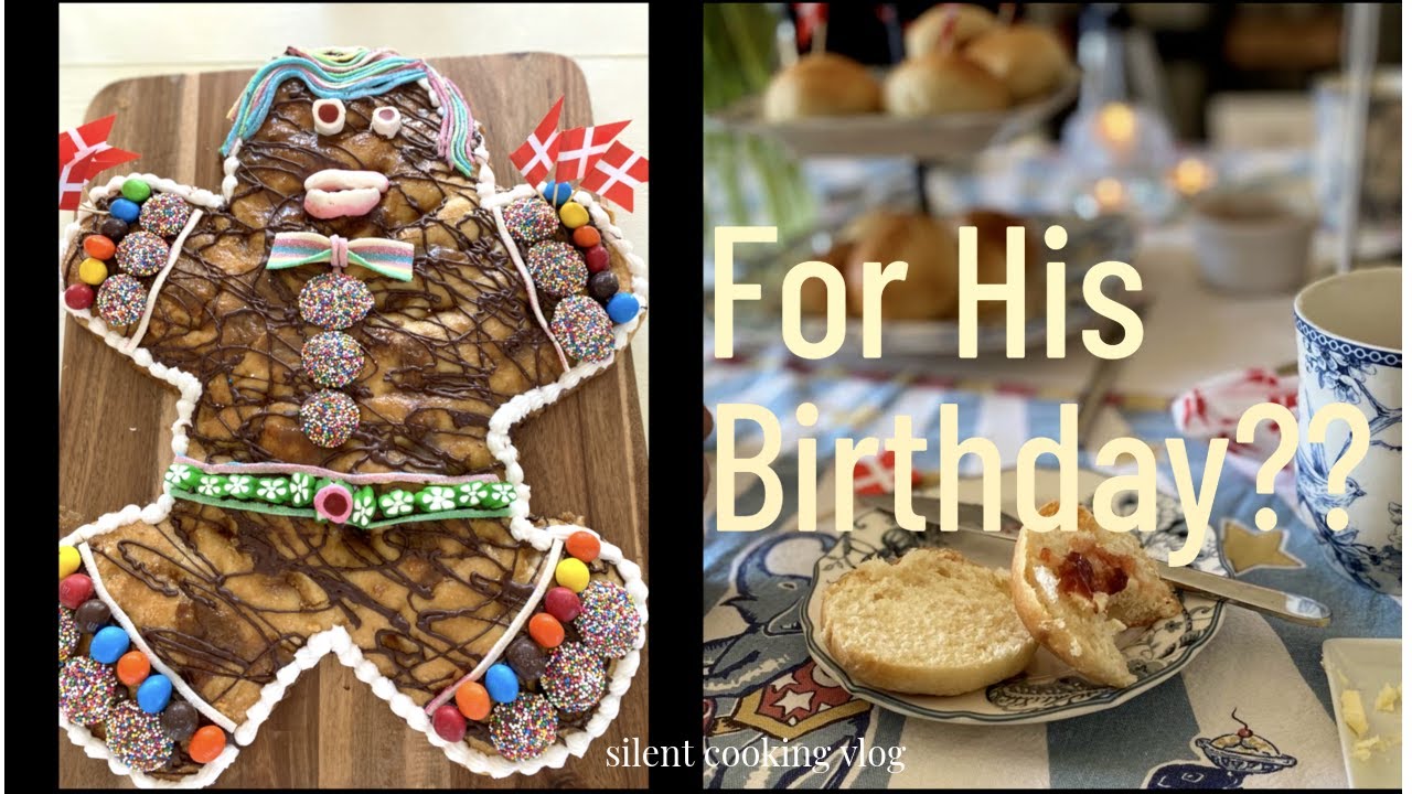 Kagemand (Cake Man) and Birthday Buns For Danish Husband's Birthday ...