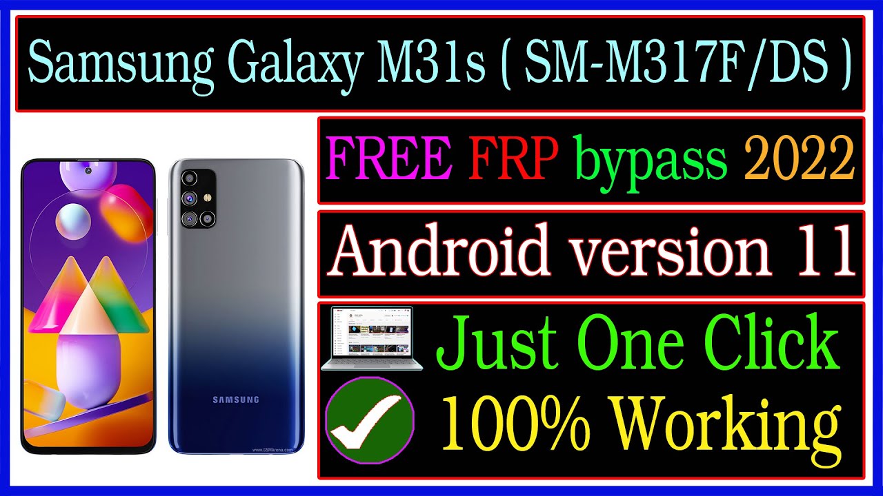 Samsung M31S Frp Just one click 2022 || sm-m317f google unlock free ...