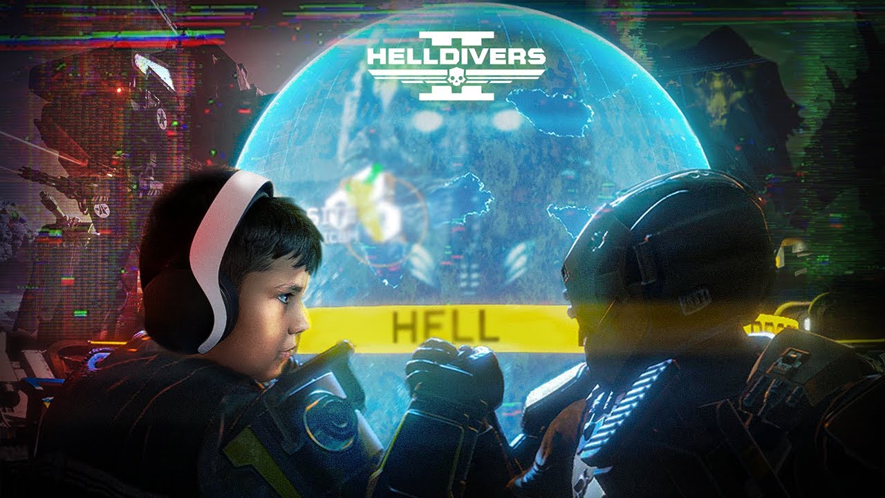 HellDivers 2: Double The Fun || 11 Year Old plays FT. Older Bro - YouTube