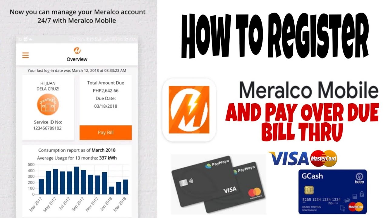 Meralco Mobile App Online Registration | Paano Makita ang bill online ...