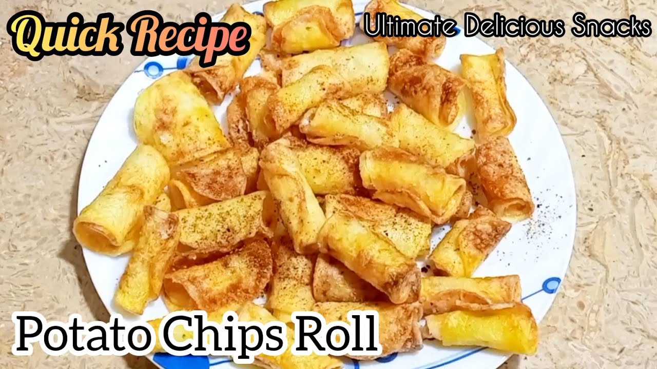 Ultimate Delicious Snacks - Potato Chips Roll - Quick Recipe - What a ...