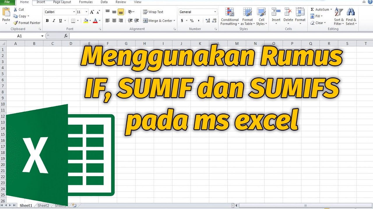 MENGGUNAKAN RUMUS ( IF, SUMIF, SUMIFS) UNTUK MENGHITUNG DISKON DAN ...