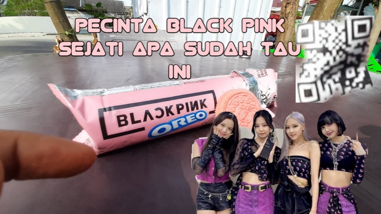 COBA SCAN KODE QR OREO BLACK PINK YANG VIRAL - YouTube
