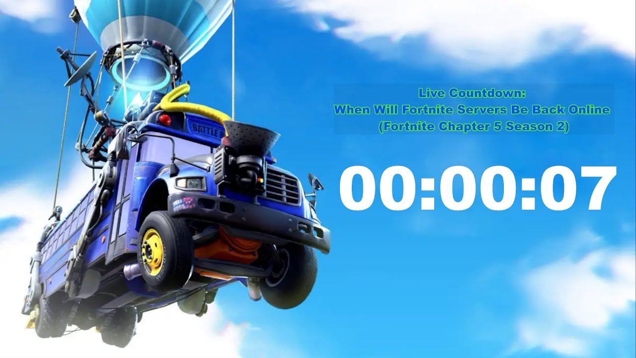 FORTNITE CHAPTER 5 SEASON 3 COUNTDOWN LIVE 🔴 24/7 - YouTube