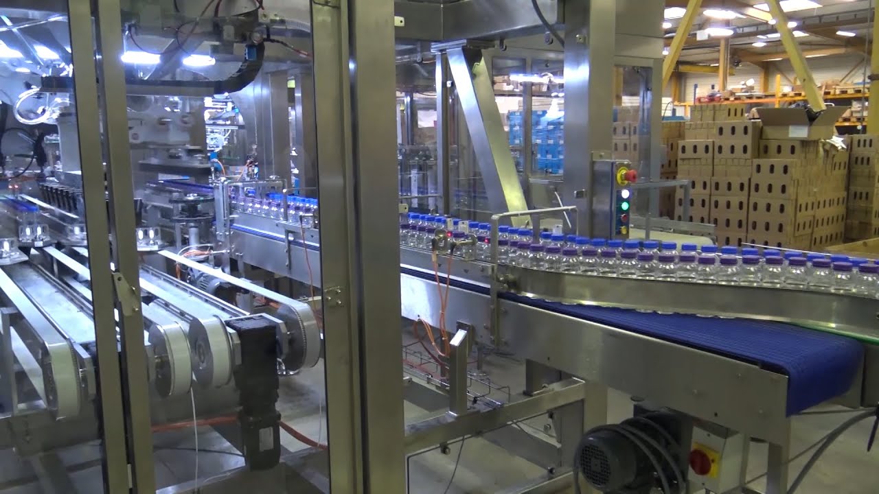 Complete Bottle Line - Multiflavor overwrapped packs - YouTube