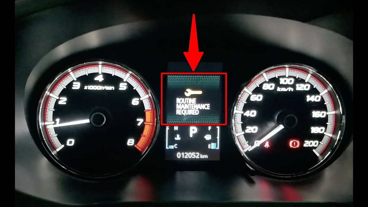 How to Reset PMS Reminder in Mitsubishi Xpander - YouTube
