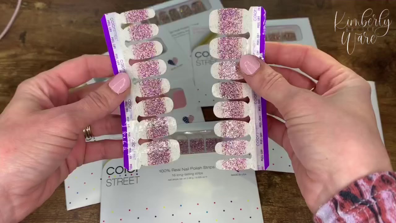 How To Apply Color Street Glitter Dipped with Many Options! Mixed mani ...