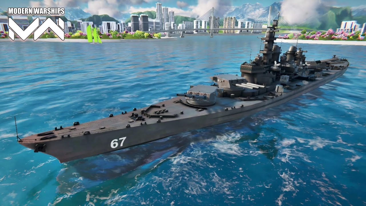 USS MONTANA BB-67 the strongest American ship in Modern Warships - YouTube