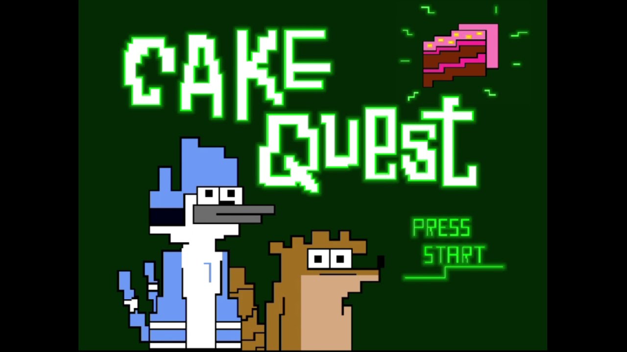 Regular Show Cake