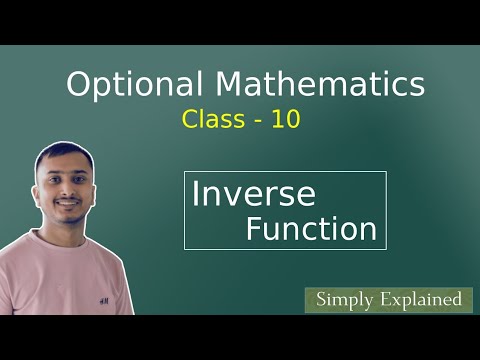 Inverse Function || Important Exam Questions || Optional math || Grade ...