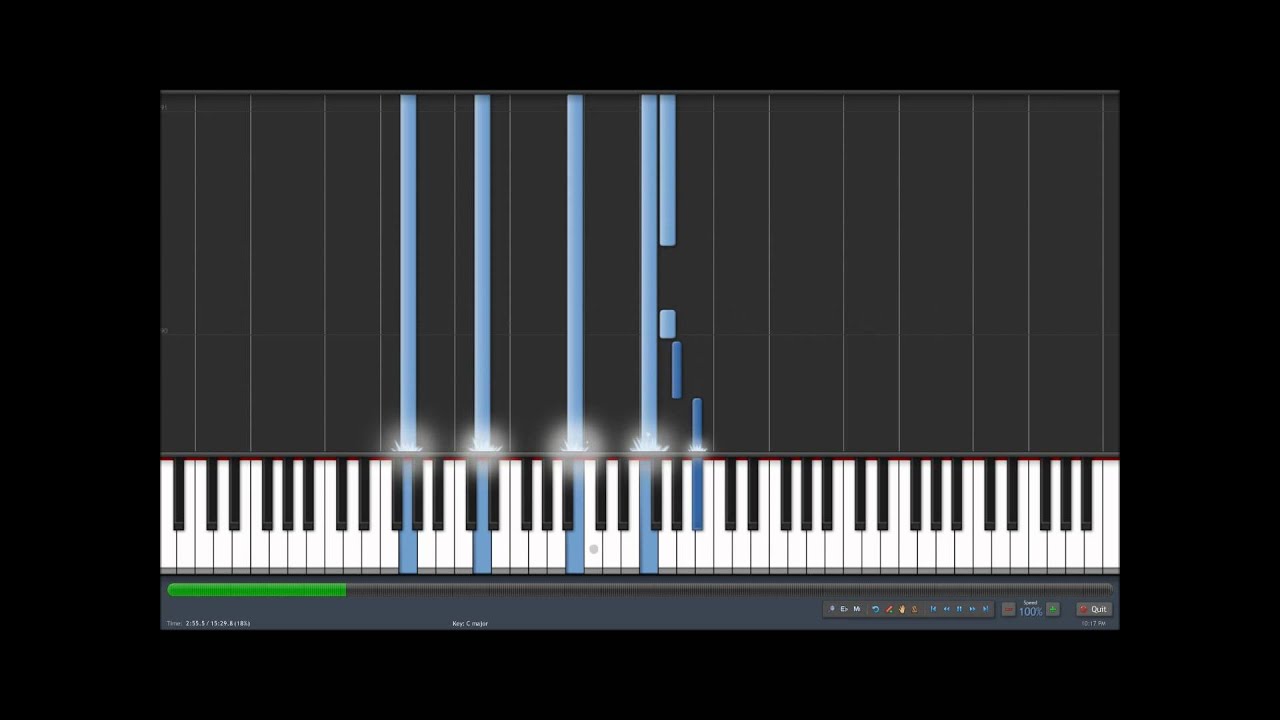 George Gershwin - "Rhapsody in Blue" on Synthesia - YouTube