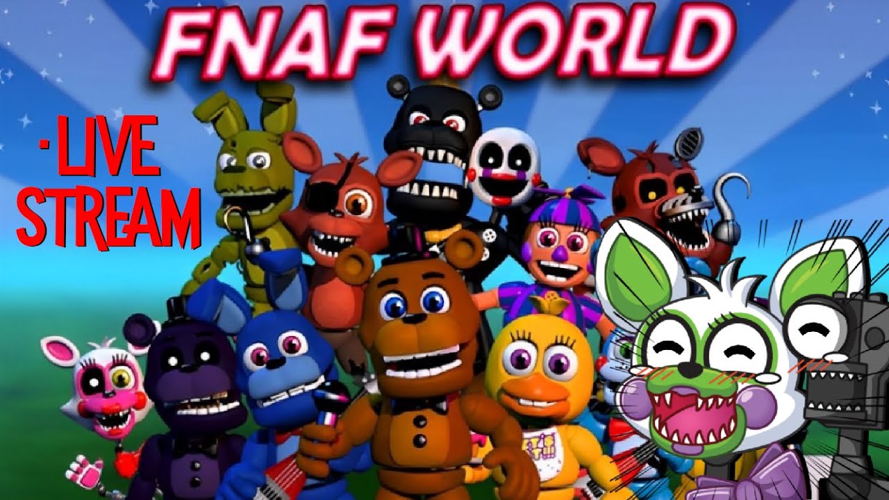 Fnaf World - Random Characters and Moves!!! - YouTube