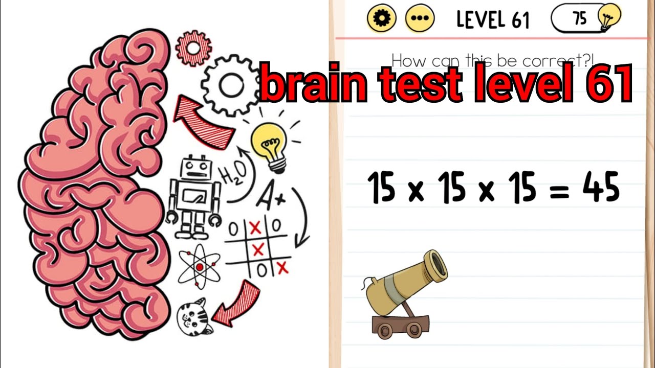 brain test 61 brain test level 61 - YouTube