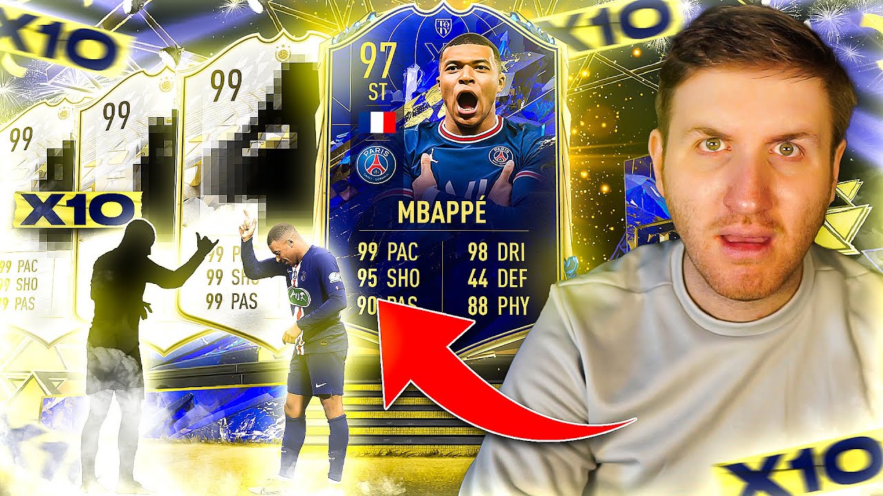 I Packed TOTY Mbappe + 10 Icons in 1 Pack Opening? - YouTube