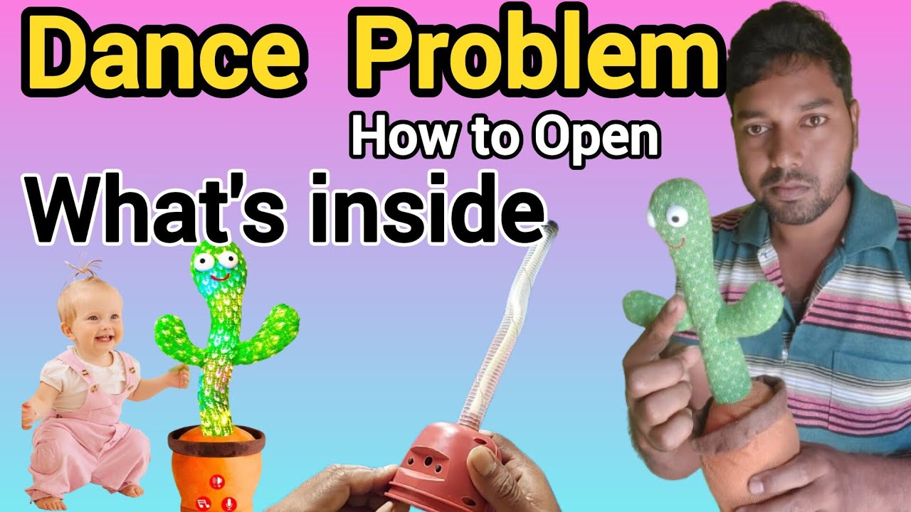 Dancing cactus repair not charging⚡️toy Cactus repair⚡️Baby Talking ...
