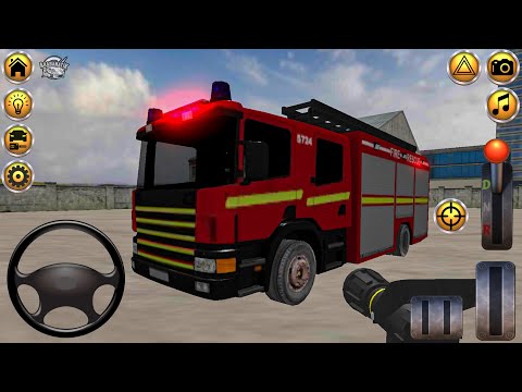 Yeni İtfaiye Sürüş Simülatör Oyunu || Fire Truck Simulator - Best Android Gameplay