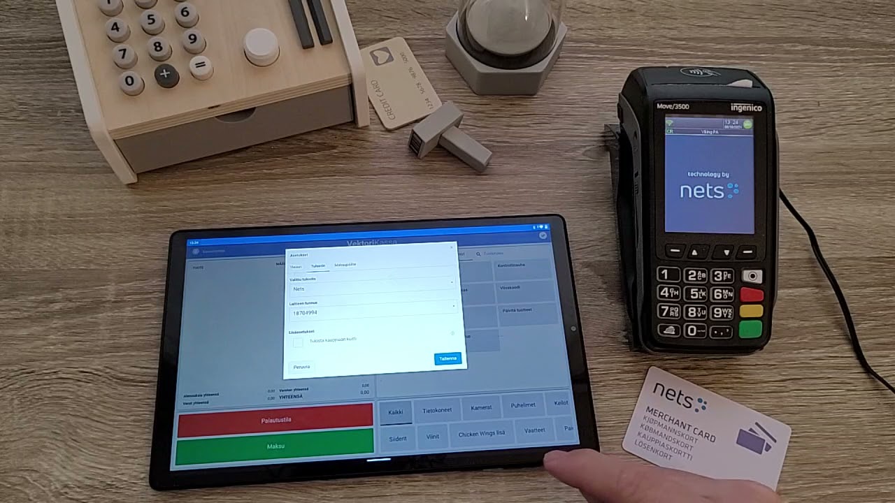 Nets Move3500 maksupäätteen esittely - YouTube