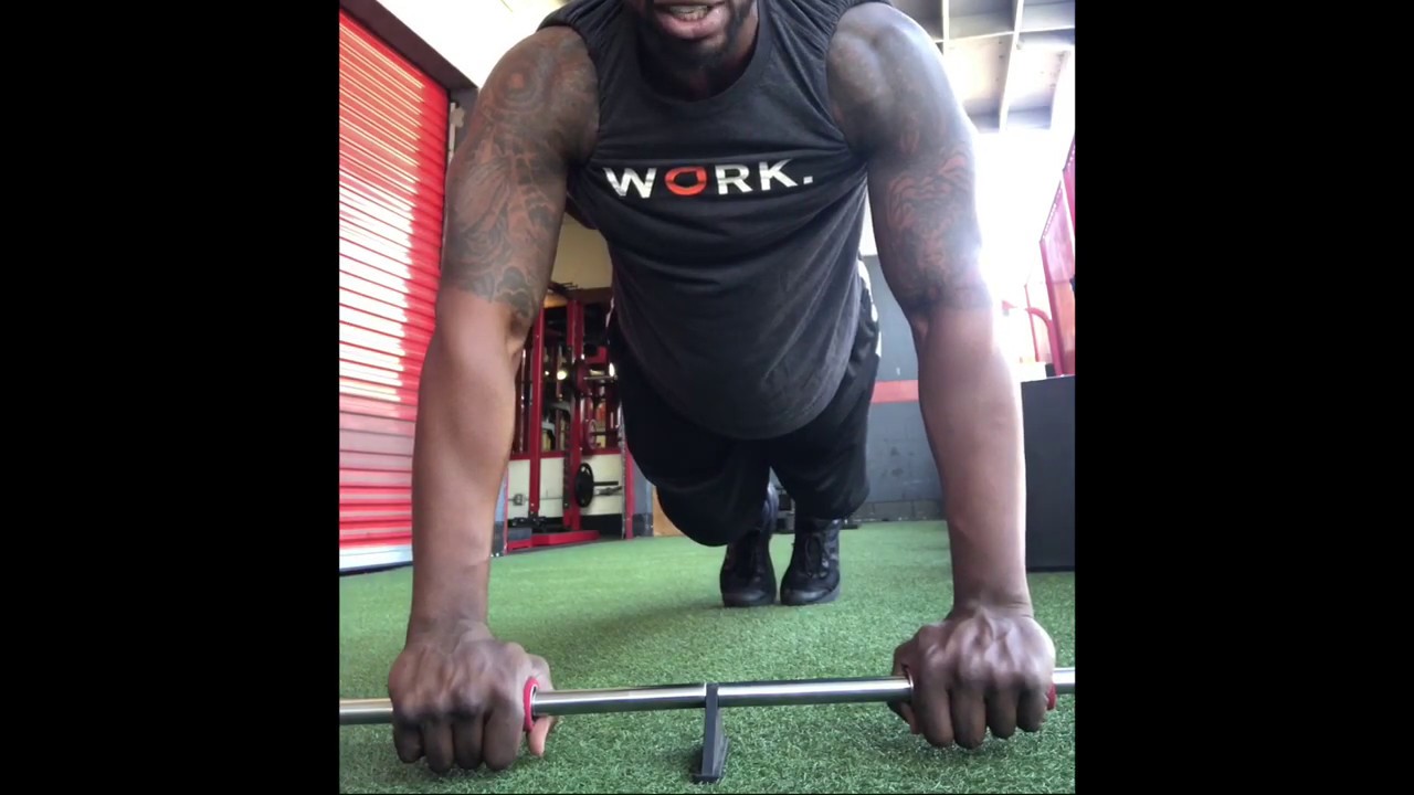 How to do a Beckford Bar Push-up - YouTube