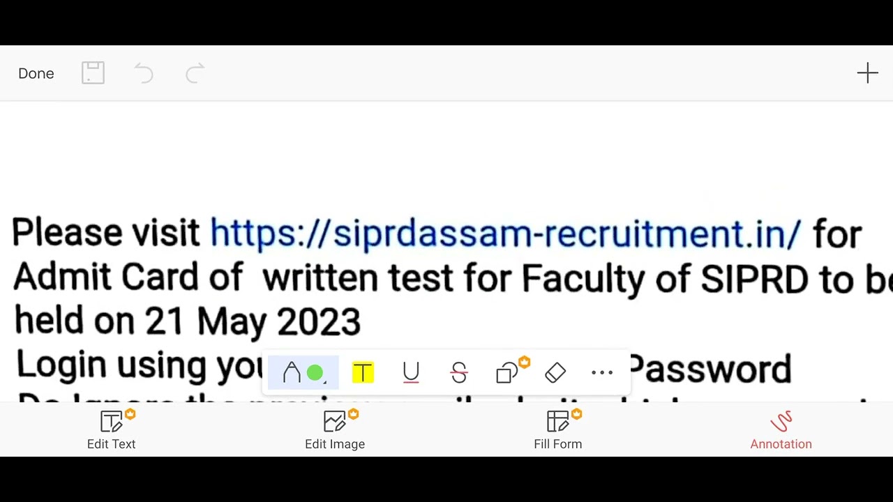 SIPRD EXAM II FACULTY MEMBER II EXAM NOTIFICATION - YouTube