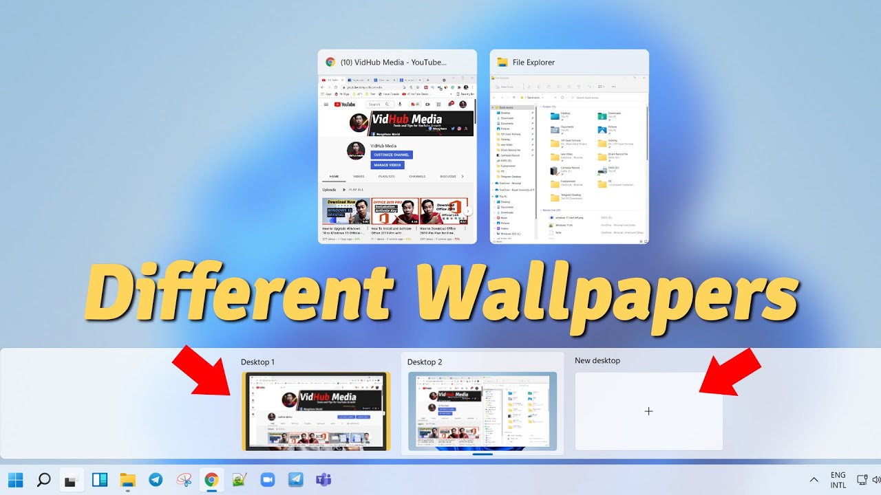 How to Set Different Wallpapers for Virtual Desktops on Windows 11 # ...