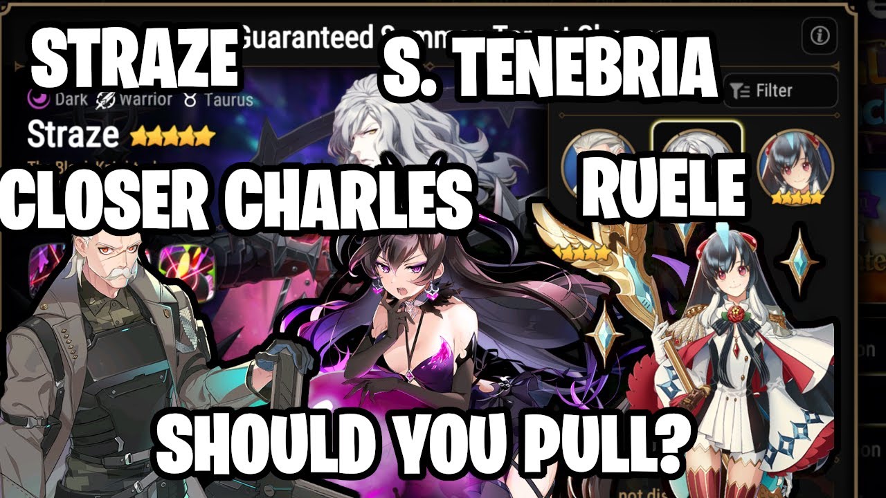Straze, Closer Charles, Ruele of Light, Specter Tenebria - Should You ...