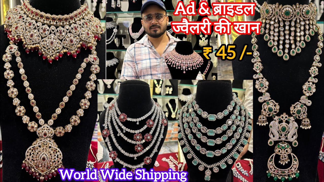 Traditional Ad Jewellery Collection Buy In Luxmi Nagar market Delhi ...