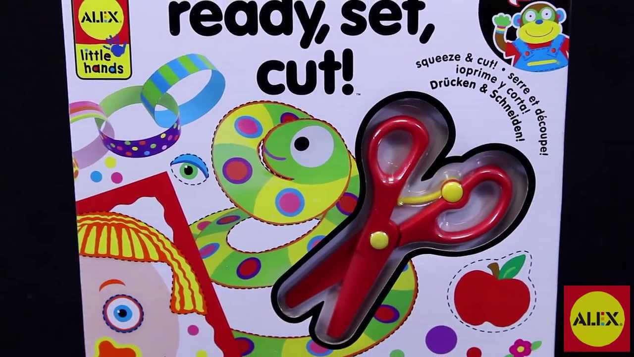 ALEX Toys Little Hands Ready, Set, Cut! Activity Kit 1428 - YouTube