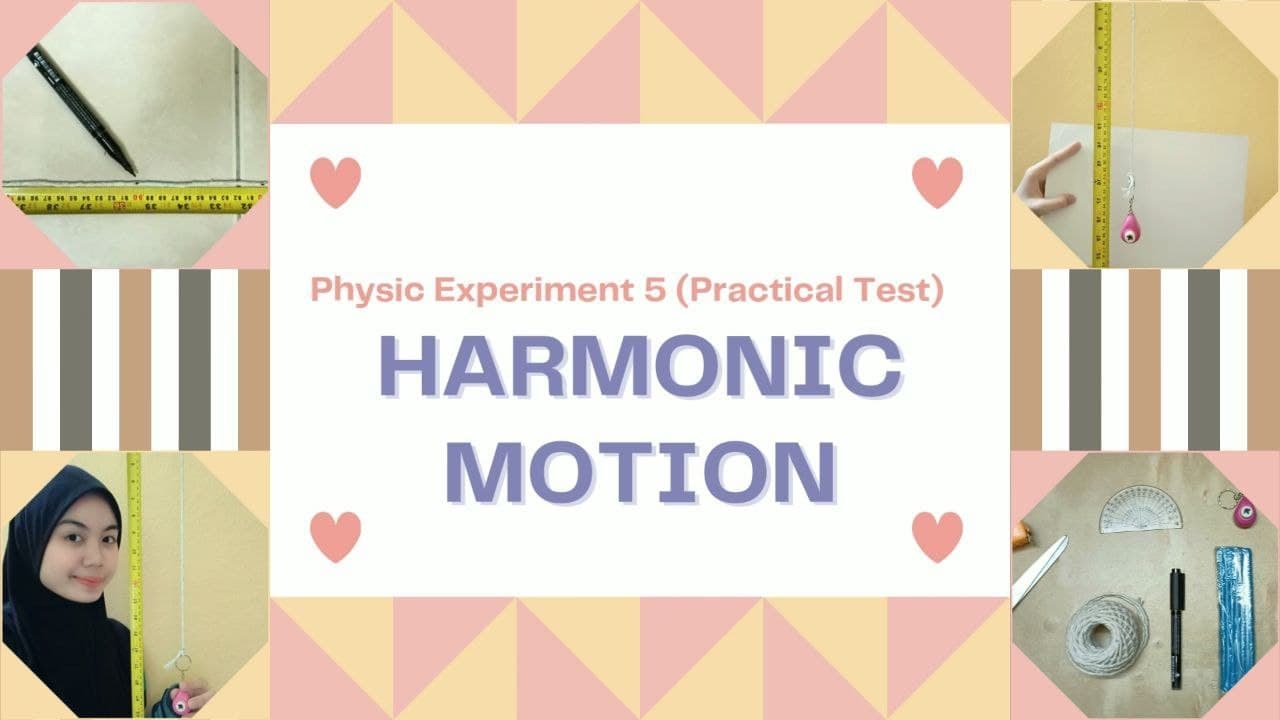 EXPERIMENT 5: SIMPLE HARMONIC MOTION (Practical Test) - YouTube