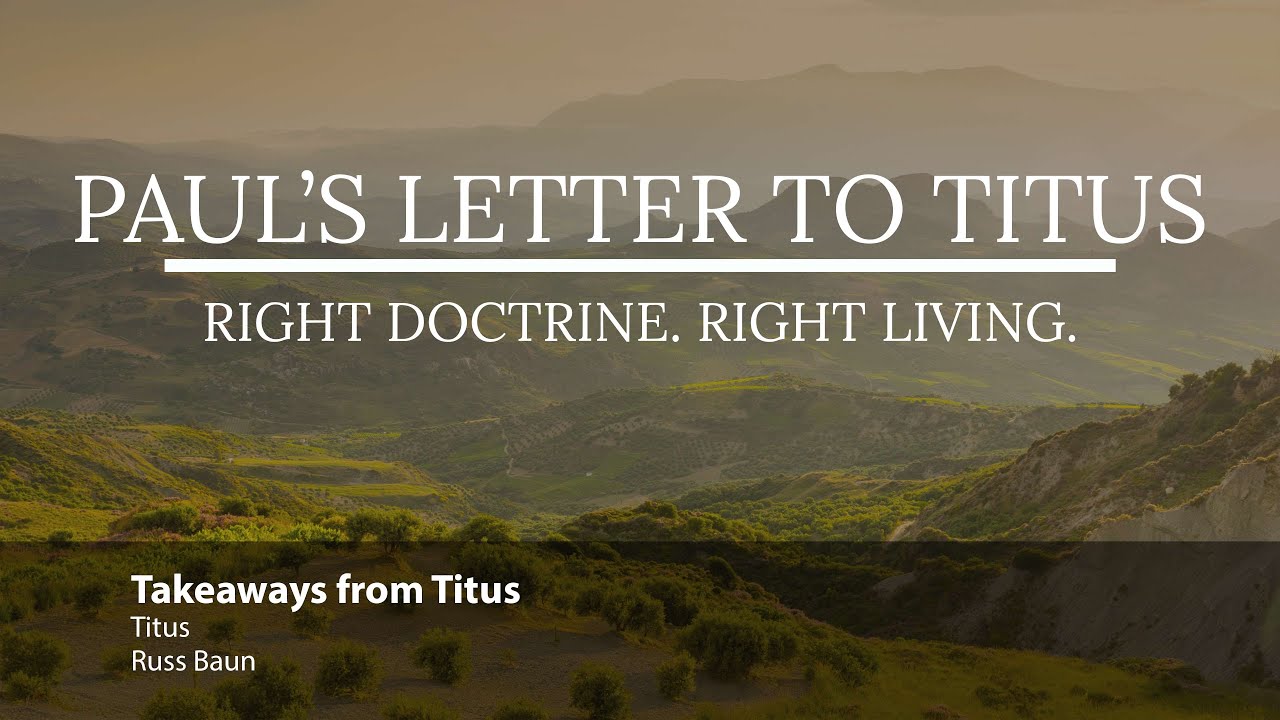 Takeaways from Titus—Bethany Sunday Service, April 23, 2023 - YouTube
