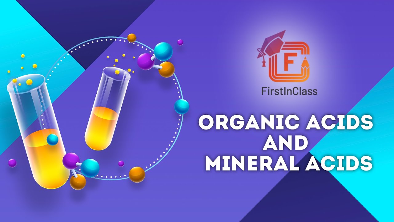 Organic Acids and Mineral Acids | Class 10 | NCERT | Chemistry | T2a ...