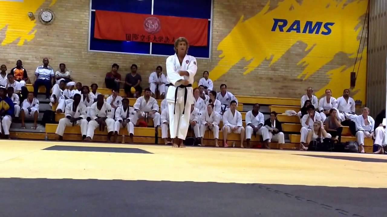 Jion (finals) Team Barbados Men | IKD World Cup 2015 Shotokan Karate # ...