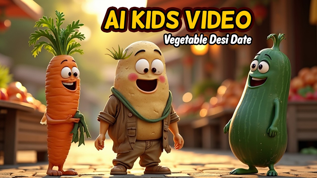 3D AI Animation Cartoon Video [ Vegetable Ai Video ] Ai Cartoon Video ...