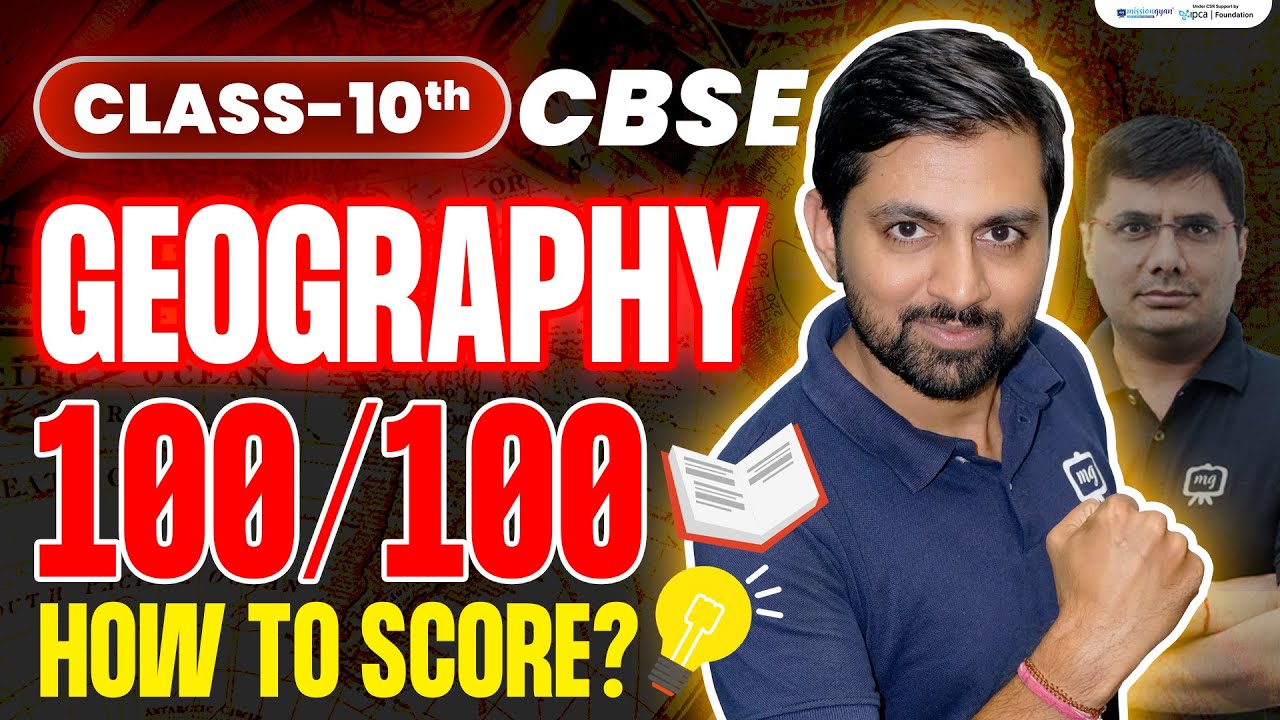 How to Score 100 in Geography Class 10 | Class 10 Study Tips | 10th ...