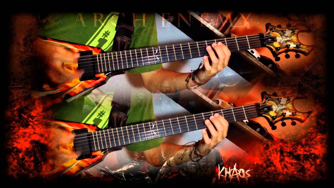 Arch Enemy - Bloodstained Cross (Guitar Cover) - YouTube