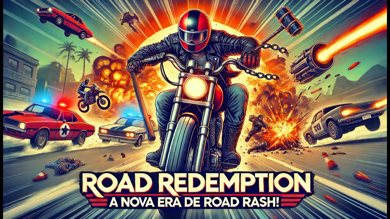 Road Redemption: A Nostalgia de Road Rash de 1991 de PS1 - Ultrawide 4k ...