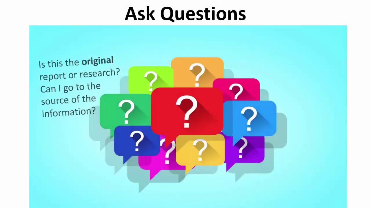 Evaluating Web Sources - YouTube