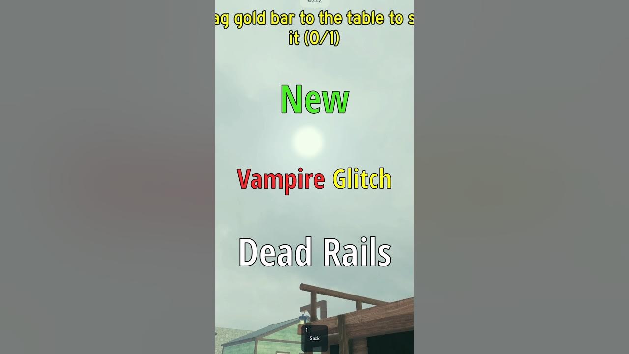 The New Vampire Class Glitch Dead Rails. #deadrails - YouTube