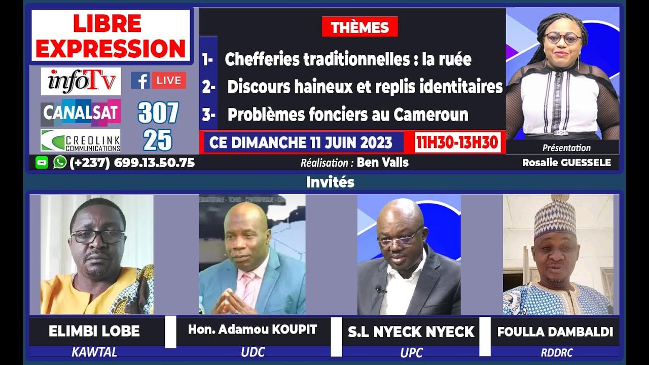 LIBRE EXPRESSION DU 11 JUIN 2023 - YouTube