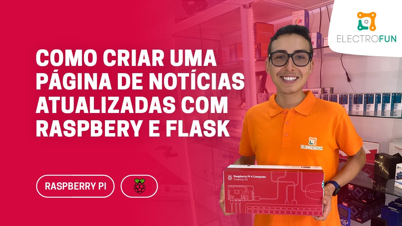 Como Criar Página de Notícias no Servidor Local com Raspberry Pi - ElectroFun.pt - YouTube