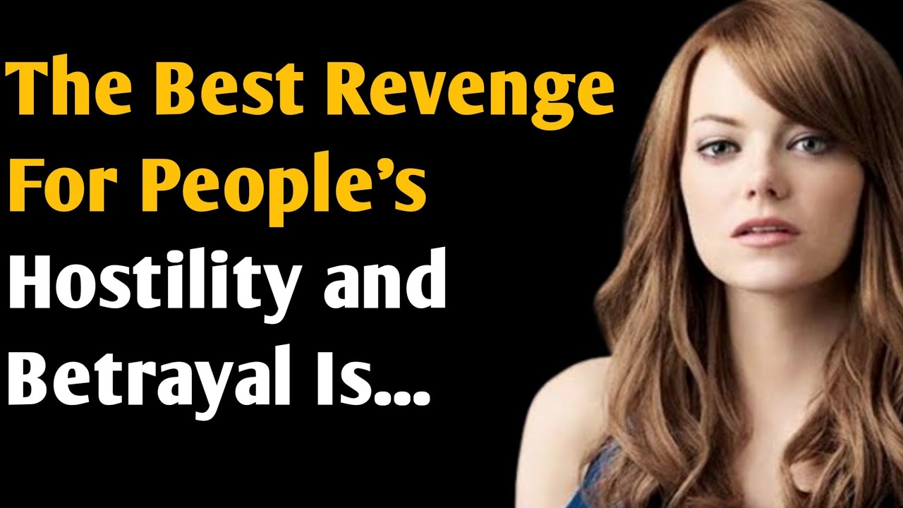 The Best Revenge To People Who Hurt You … | Psychology Quotes - YouTube