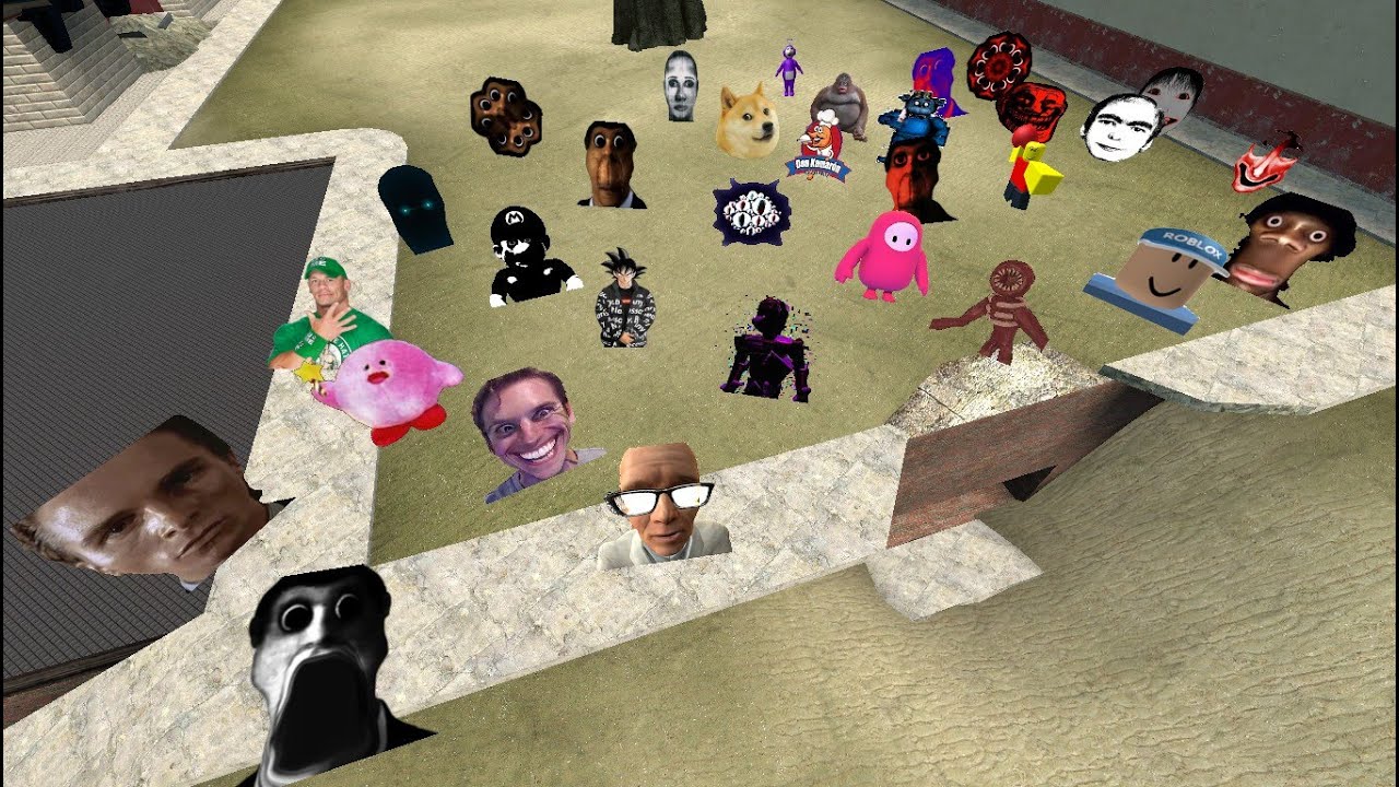 ALL FULL NICO'S NEXTBOT, 2D NEXTBOTS, OBUNGA NETBOT NEW UPDATE In Garry ...